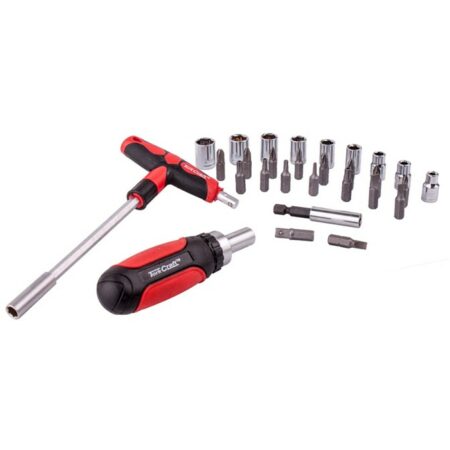 TORK CRAFT 29-Piece T-Handle Ratchet Screwdriver Set